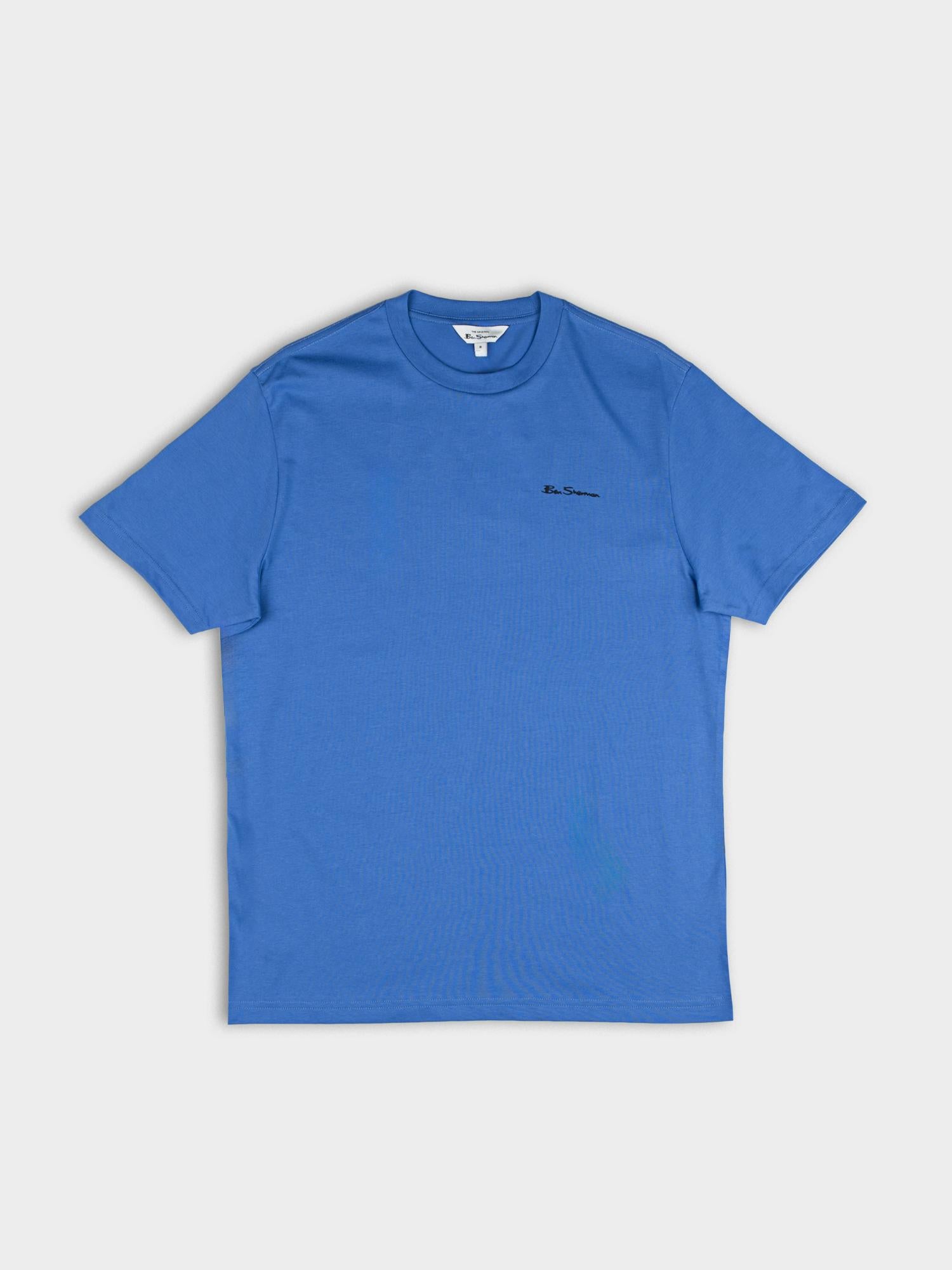Ben Sherman Scotdale Blue T-Shirt | Men's Tee | Ben Sherman SA – Ben ...