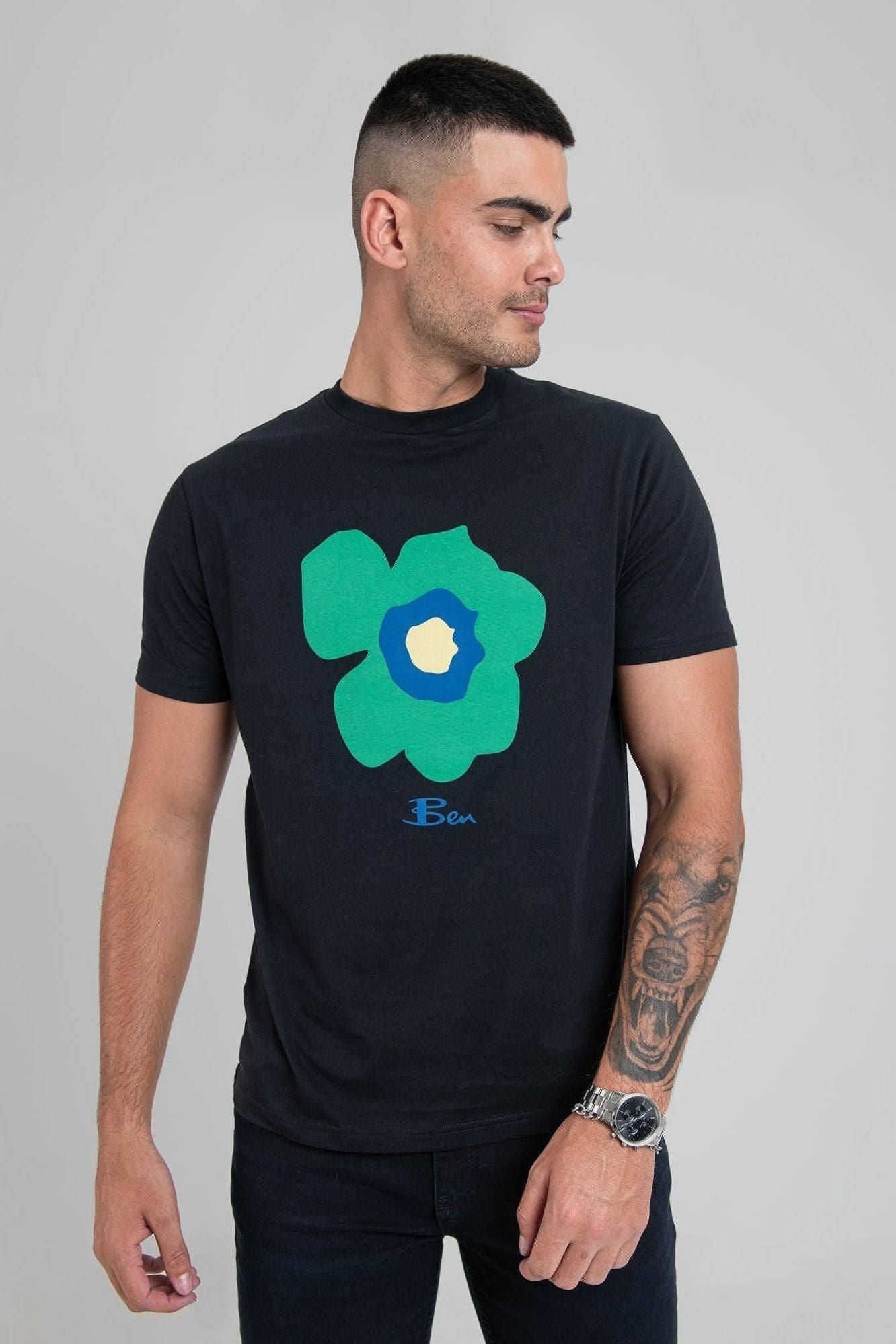 Deconstructed Target Tee - Black – Ben Sherman South Africa