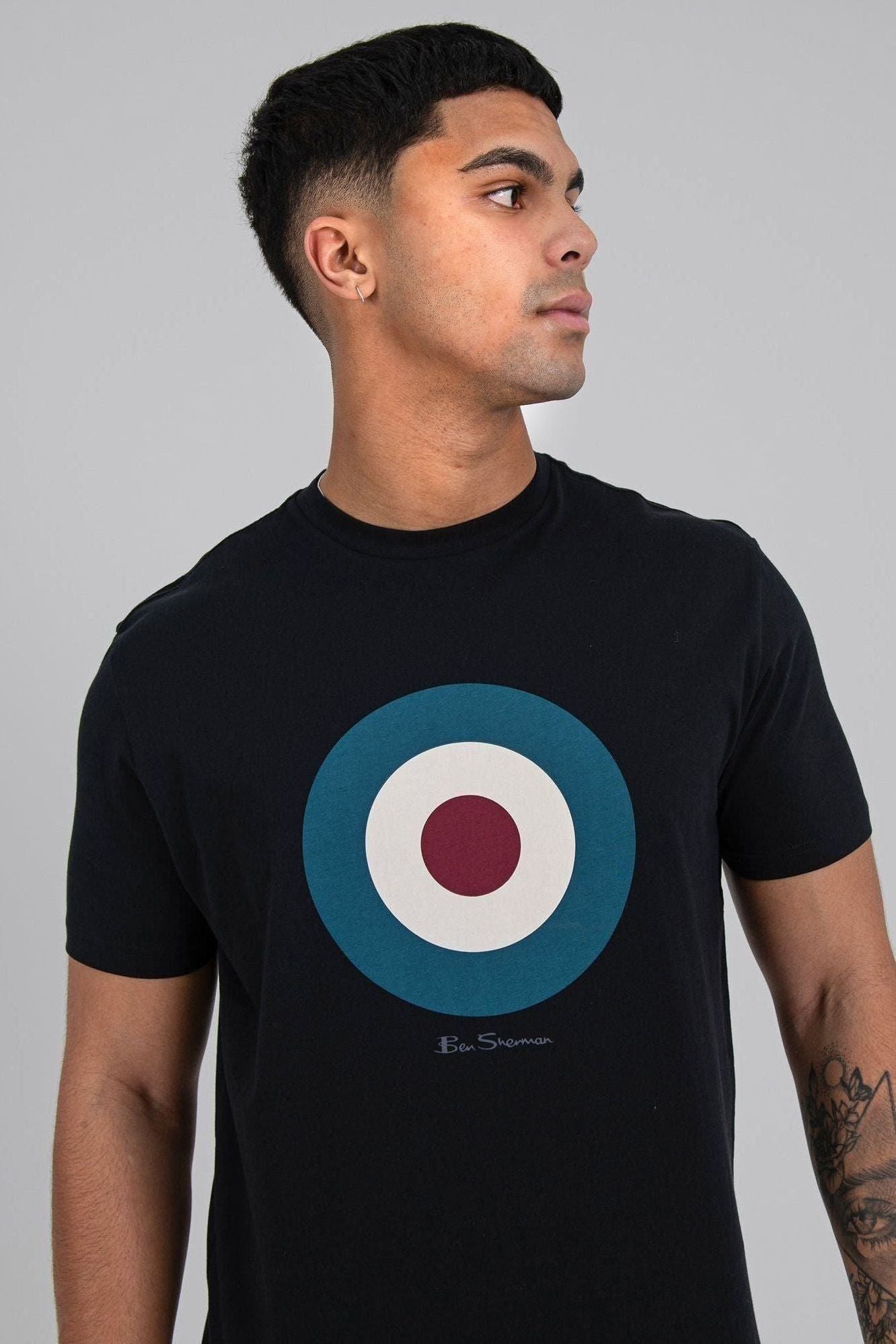 Ben Sherman Signature Target Tee - Black | Ben Sherman South Africa