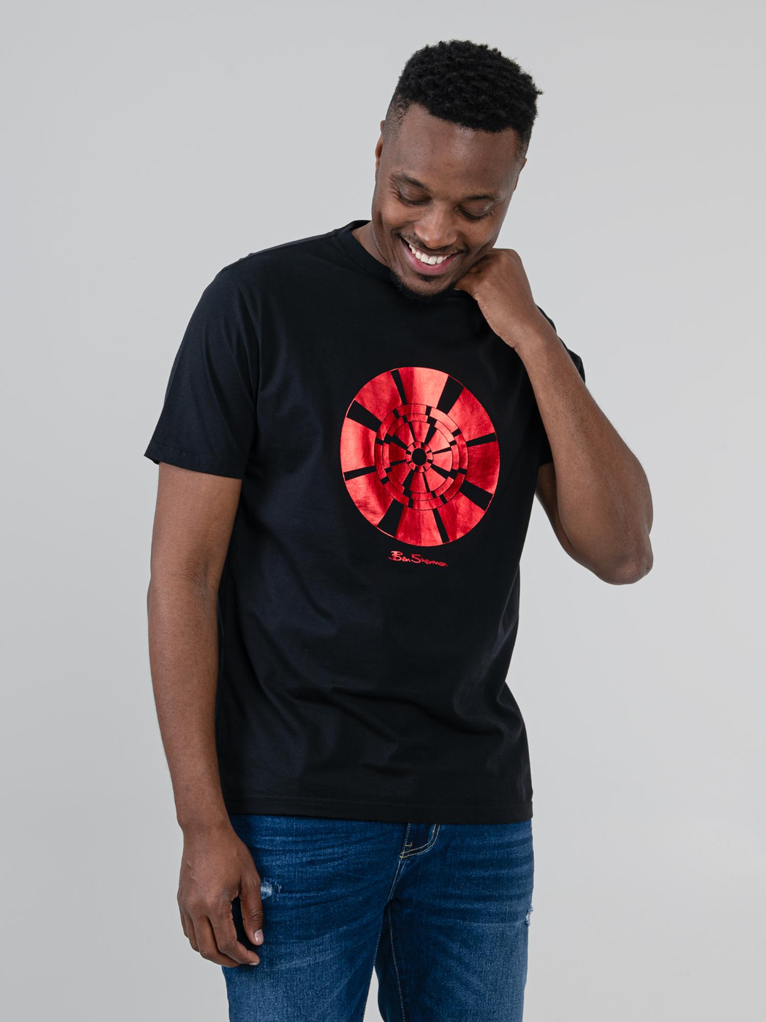 Disk Foil Target Tee - Black – Ben Sherman South Africa