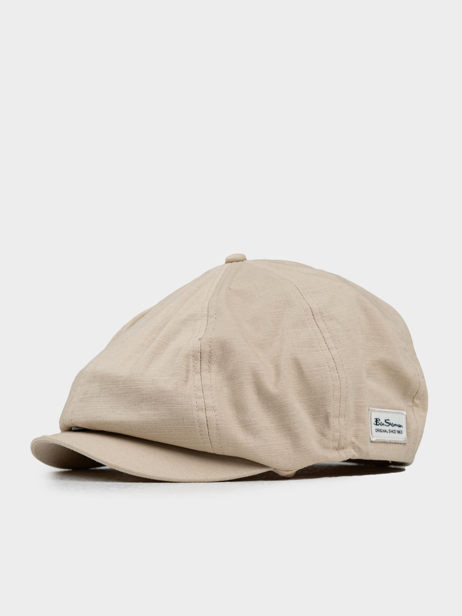 Ben Sherman Linen Ivy Hat - Stone | Flat Cap SA – Ben Sherman South Africa