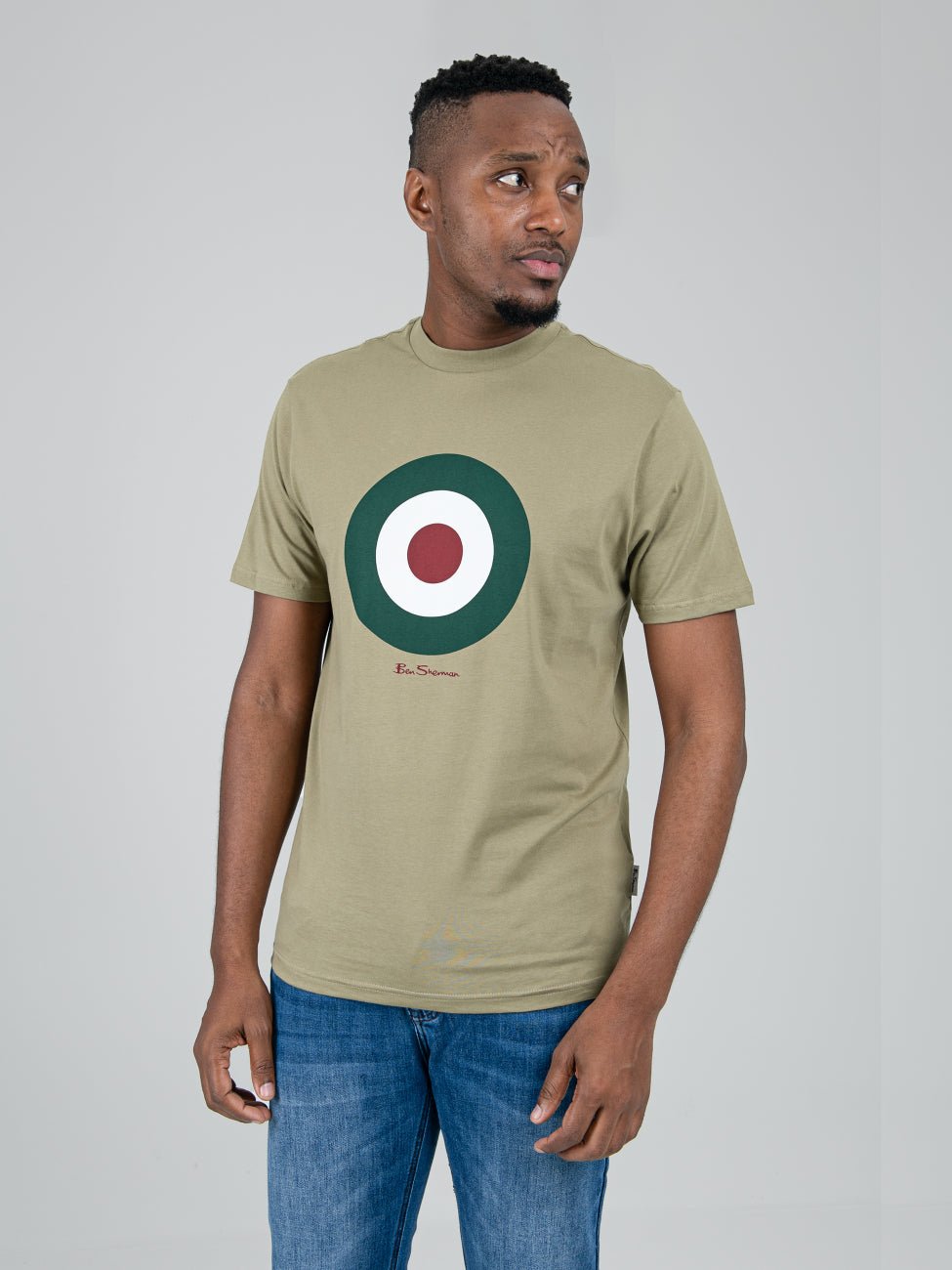 Ben Sherman Signature Target Tee -Plaster | Ben Sherman South Africa