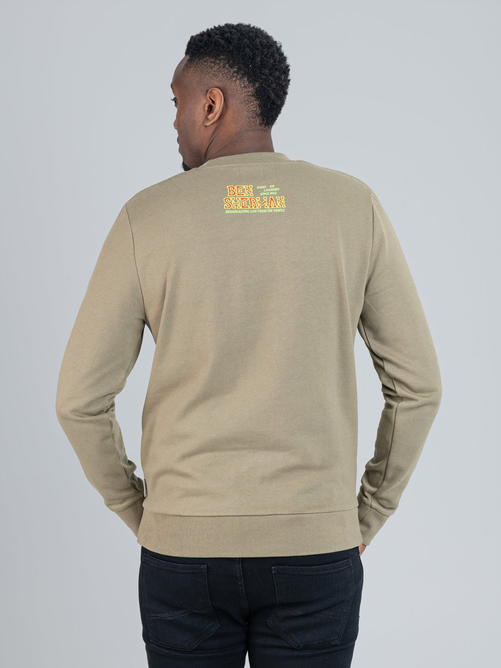 Ben Sherman Wanderers Crew Sweatshirt | Olive – Ben Sherman South Africa