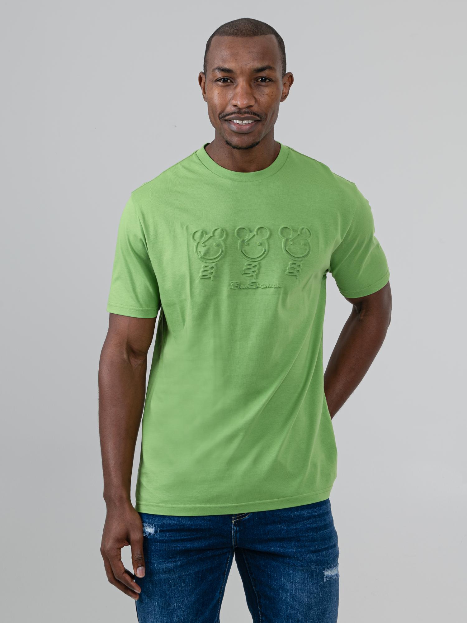 Trio Embossed Happy Bears - Piquant Green – Ben Sherman South Africa