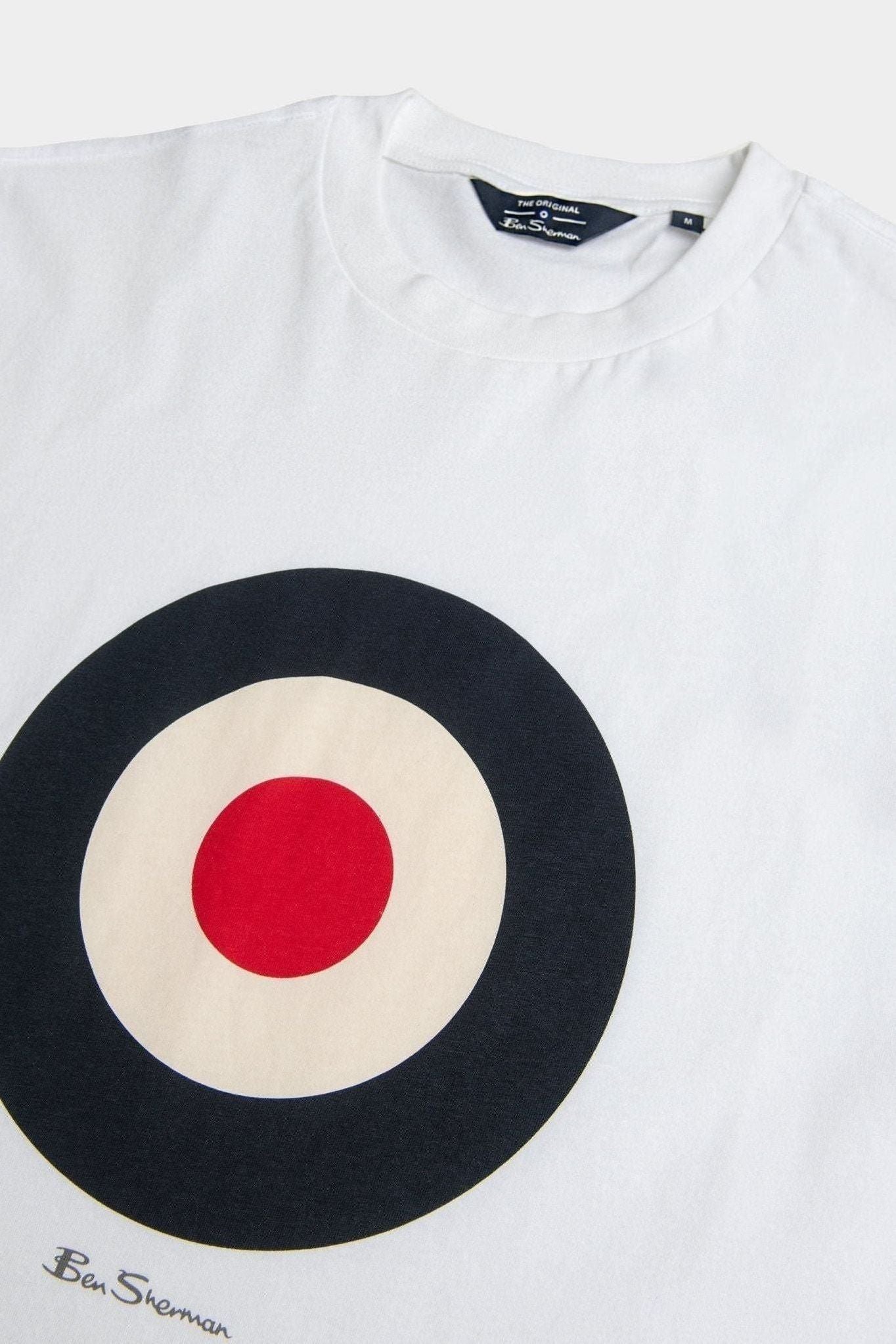 Ben Sherman Signature Target Tee - White | Ben Sherman South Africa