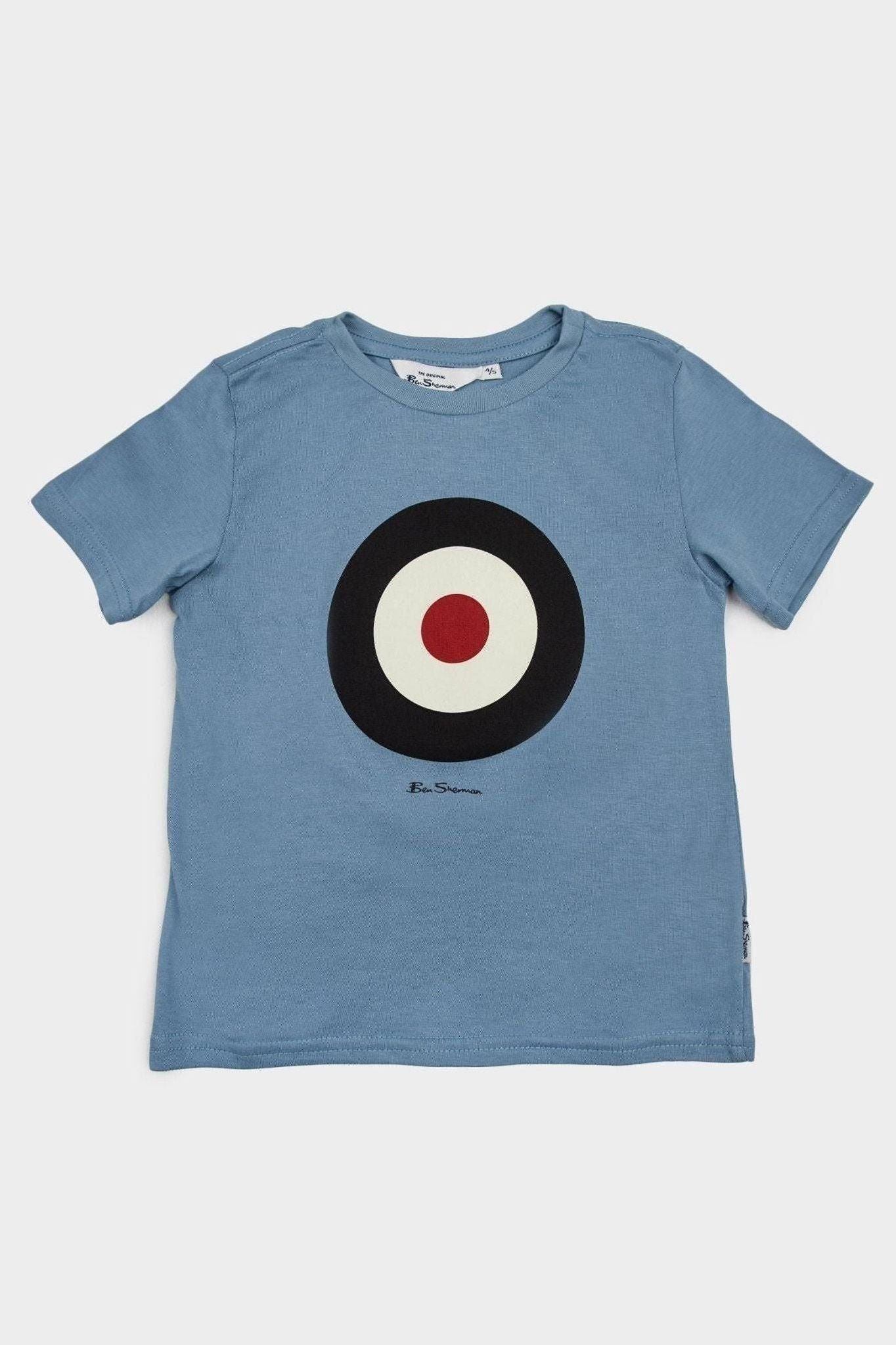 Kids Target Tee - Mid Blue